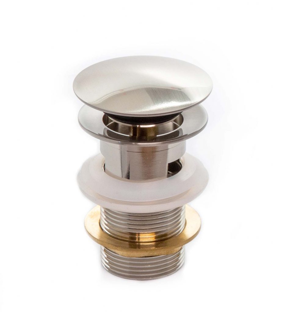 Pop up Waste Brushed Nickel | Pacific Bathroom