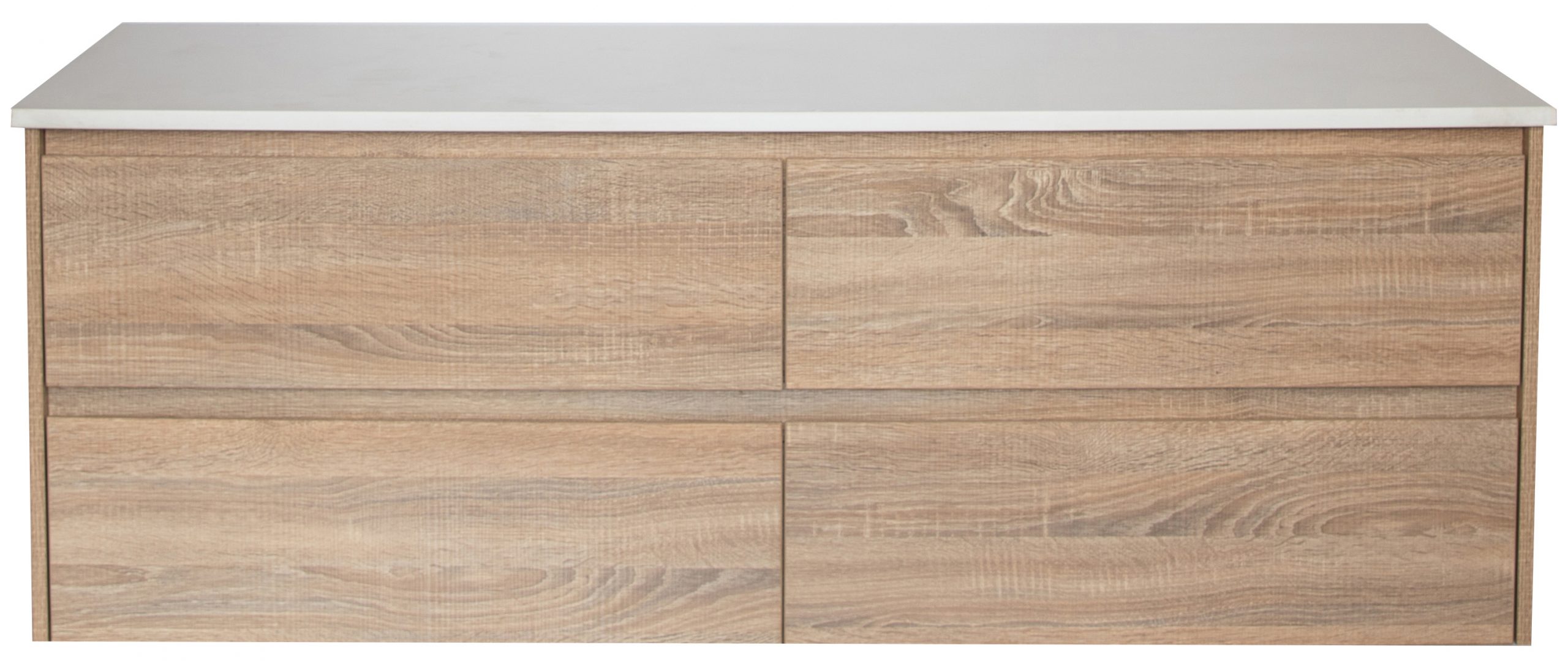 Prime Oak 1500 Double Wall Hung Vanity Cabinet Only | Pacific Bathroom