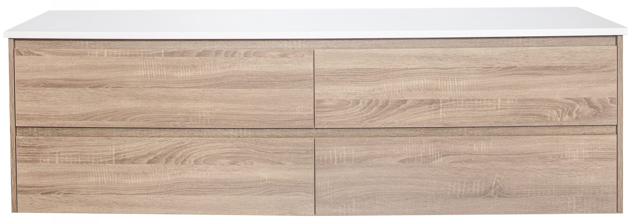 Prime Oak 1800 Double Wall Hung Vanity Cabinet Only | Pacific Bathroom