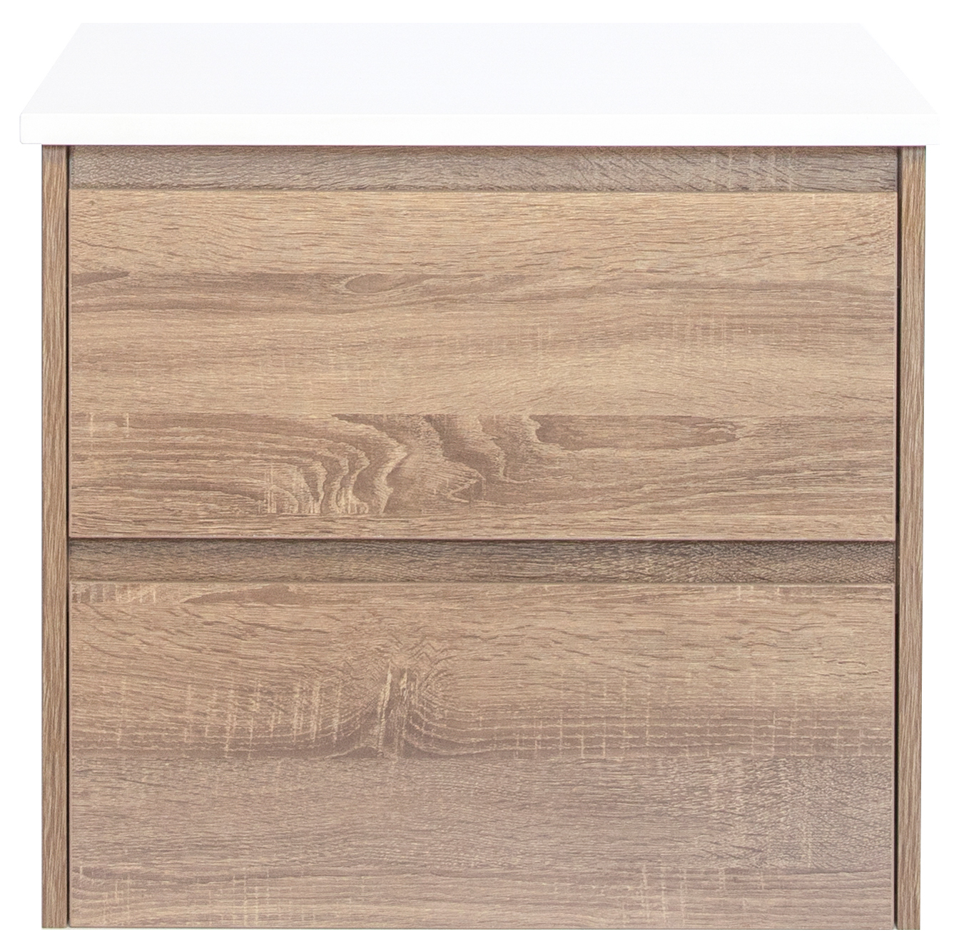 Prime Oak 600 Wall Hung Vanity Cabinet Only | Pacific Bathroom