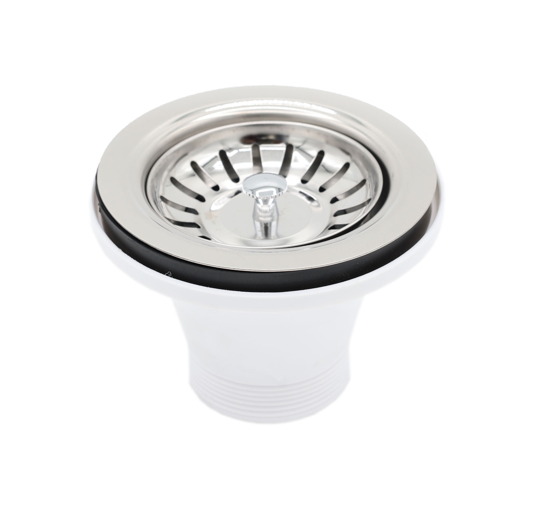 a4 Round Waste Long with Basket Waste | Pacific Bathroom